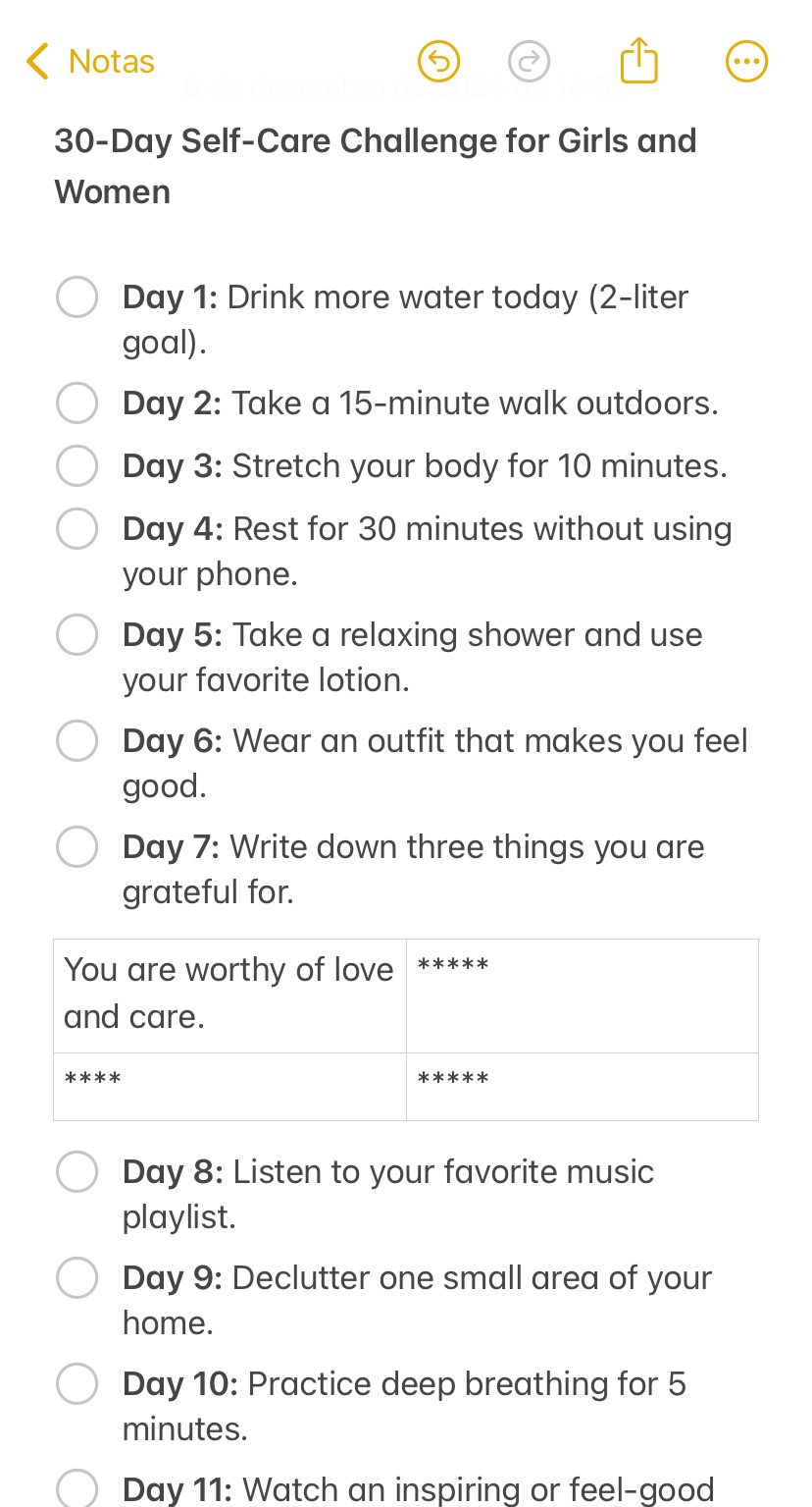 30-Day Self-Care Challenge – A Simple Guide to Daily Well-Being