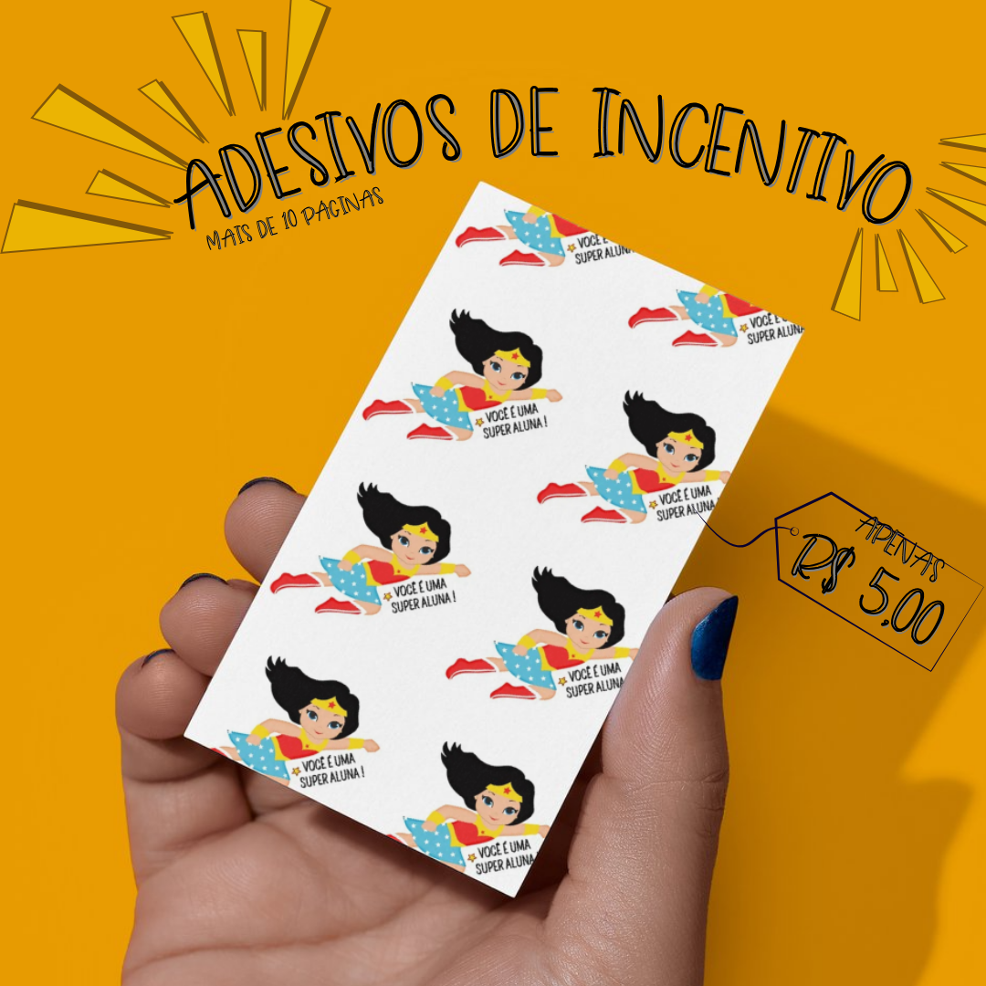 ADESIVOS DIVERTIDOS PEDAGÓGICOS - NICOLE CARDIM | Hotmart