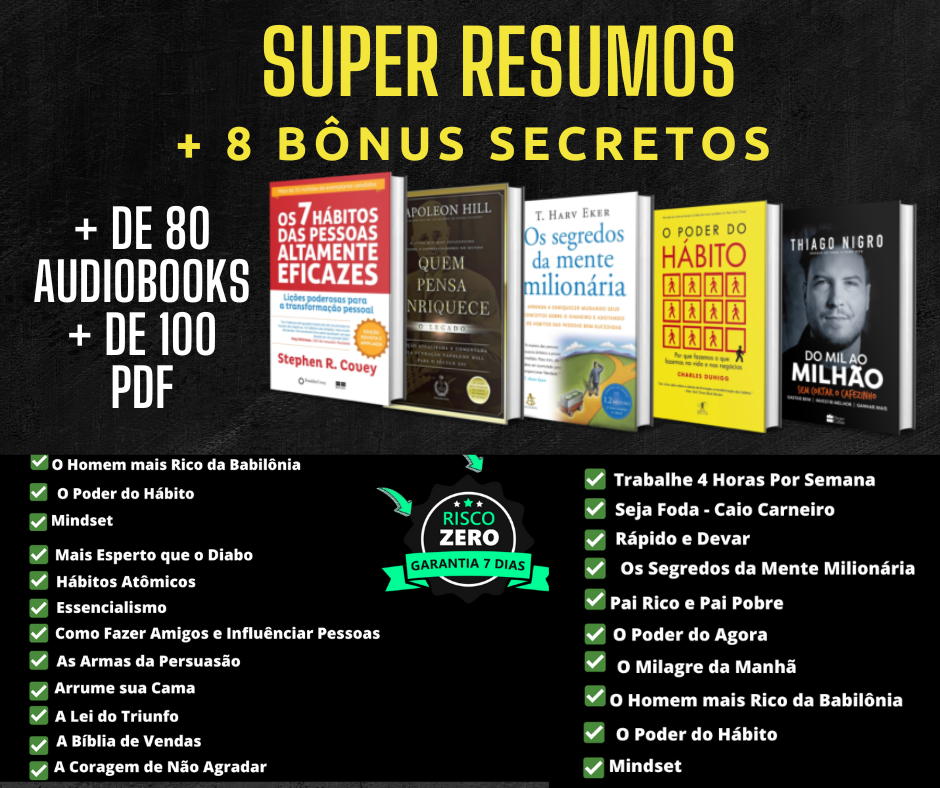 Super Pack - Resumos de Livros Digitais - Primeira Aprovação | Hotmart