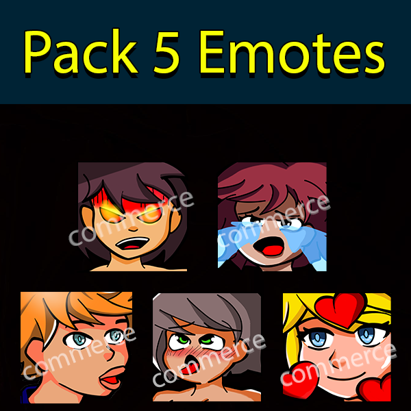 Pack 5 Emotes + Bônus