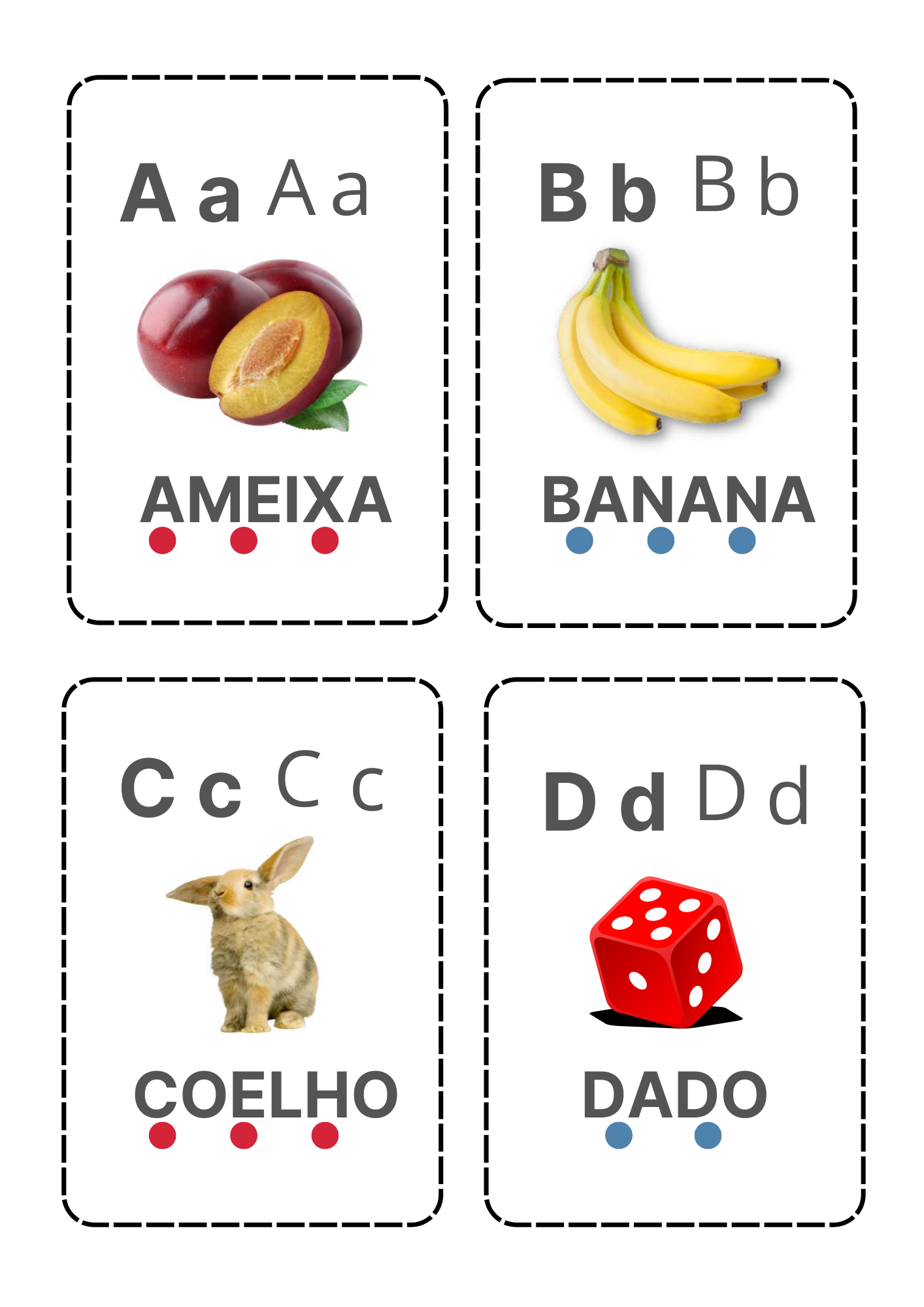 Cards com o alfabeto - Angelica Menezes | Hotmart