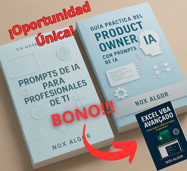 Combo Profesional IA – TI & Product Owner + Bono Excel Avanzado