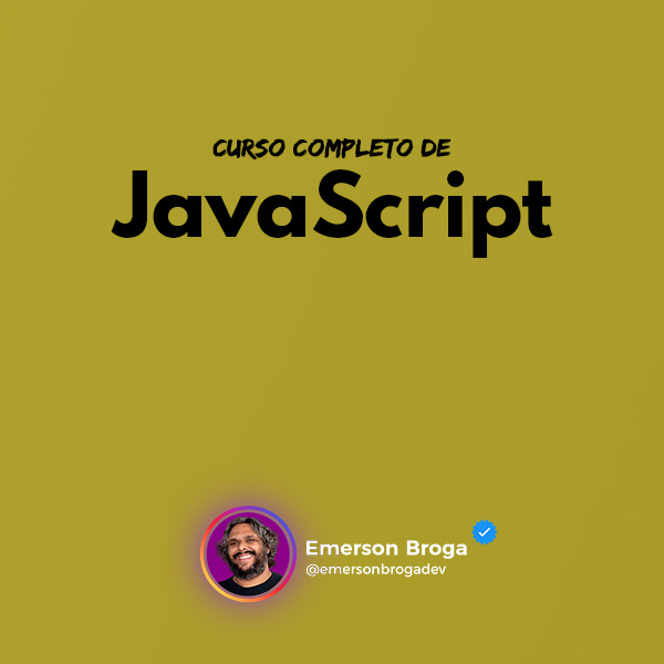 Curso de JavaScript com Emerson Brôga