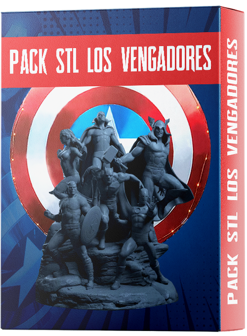 PACK THE AVENGERS STL - Cleilton Timóteo | Hotmart
