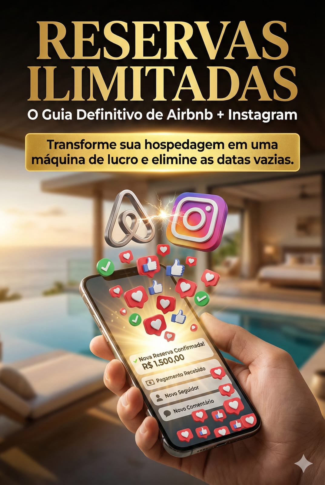 E-book Airbnb + Instagram: O Segredo das Reservas Ilimitadas | Hotmart