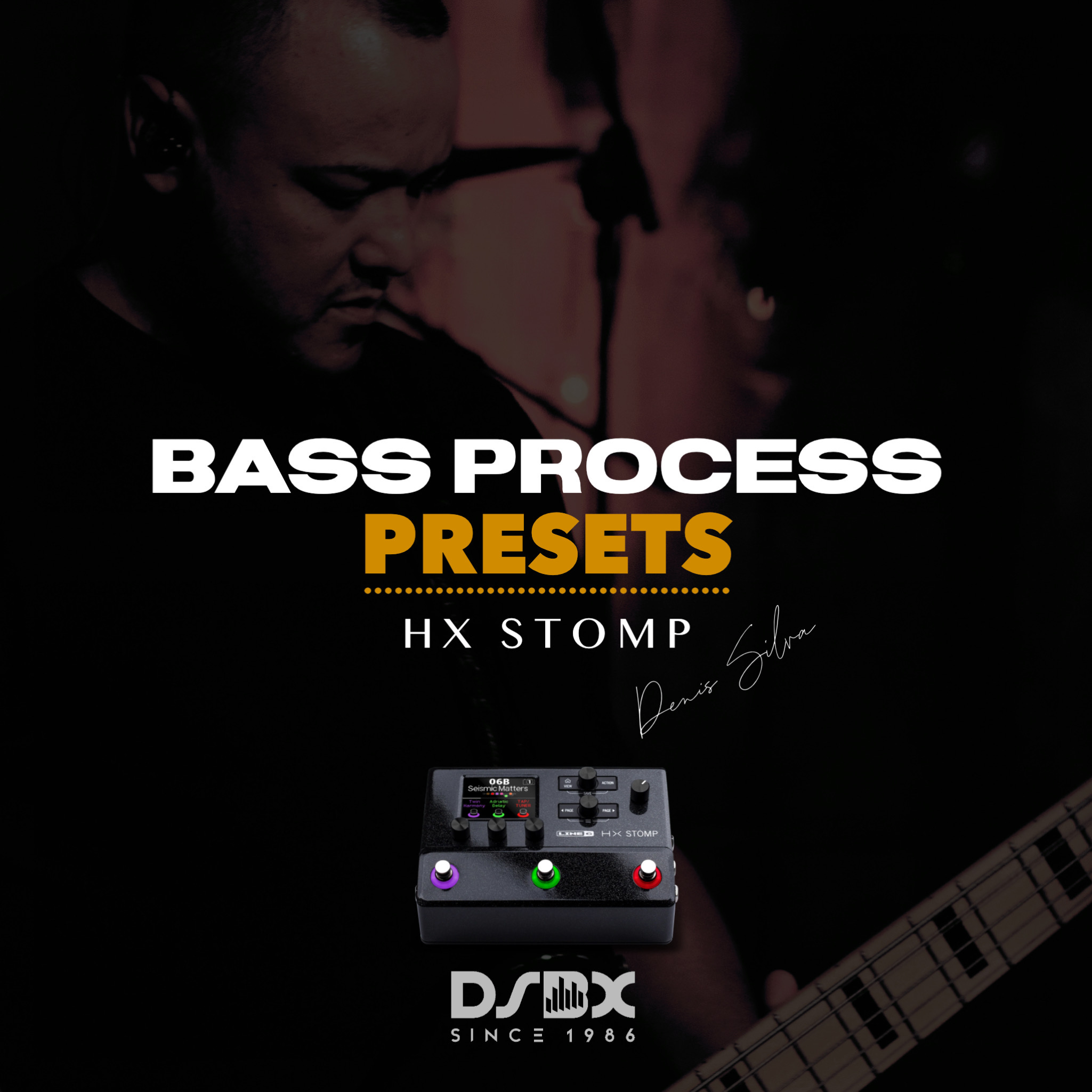 Bass Process I Presets Hx Stomp I Denis Silva - Denis Silva | Hotmart