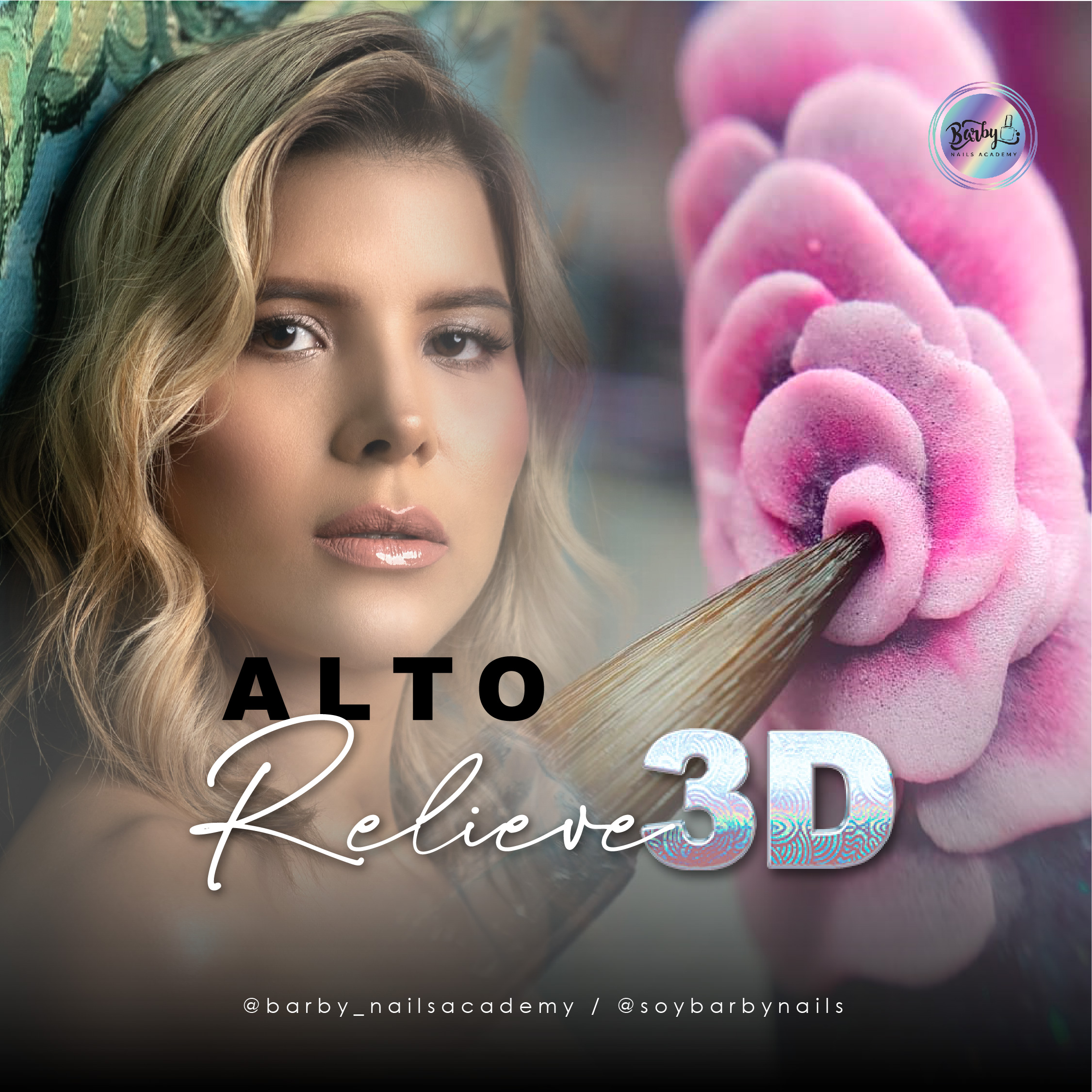 Curso Alto Relive (3D) en acrílico - Silvia Vargas | Hotmart
