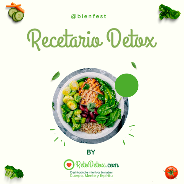 Recetario Detox by RetoDetox - BienAhora | Hotmart