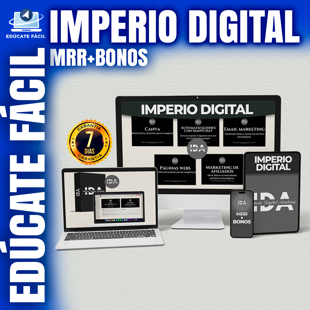 IMPERIO DIGITAL + MRR + BONOS - EducateFacil | Hotmart