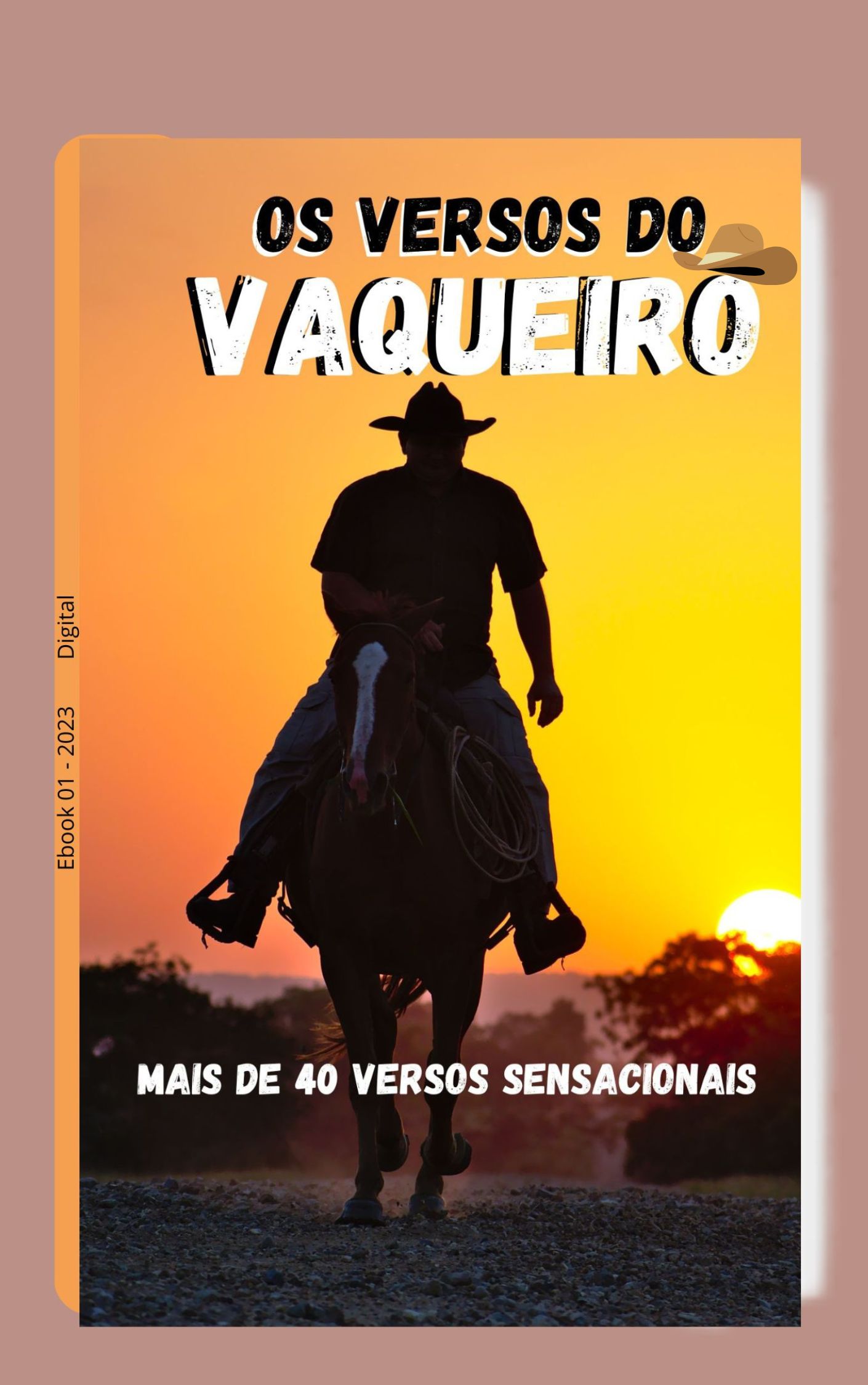 Ebook: Livro digital - OS VERSOS DO VAQUEIRO - Mário Sérgio | Hotmart