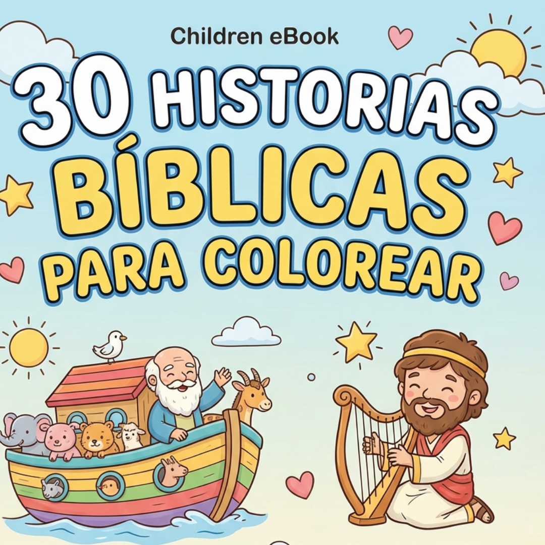 30 Historias Bíblicas para Colorear - Francisco Javier Lara | Hotmart