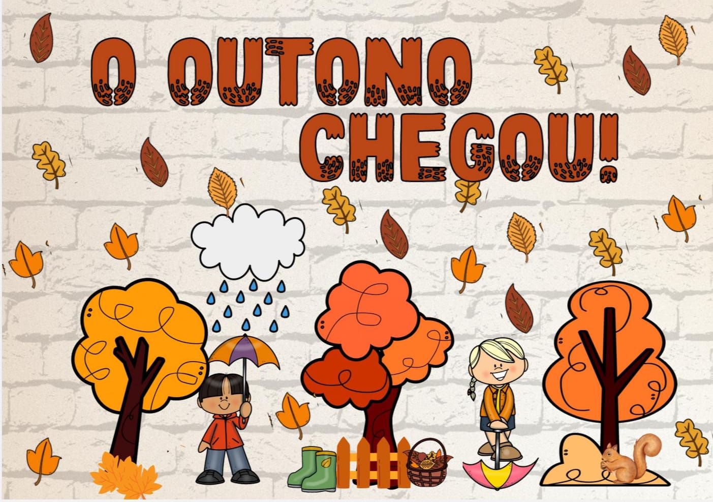 Painel de parede outono chegou por - Criartividadeemfoco | Hotmart