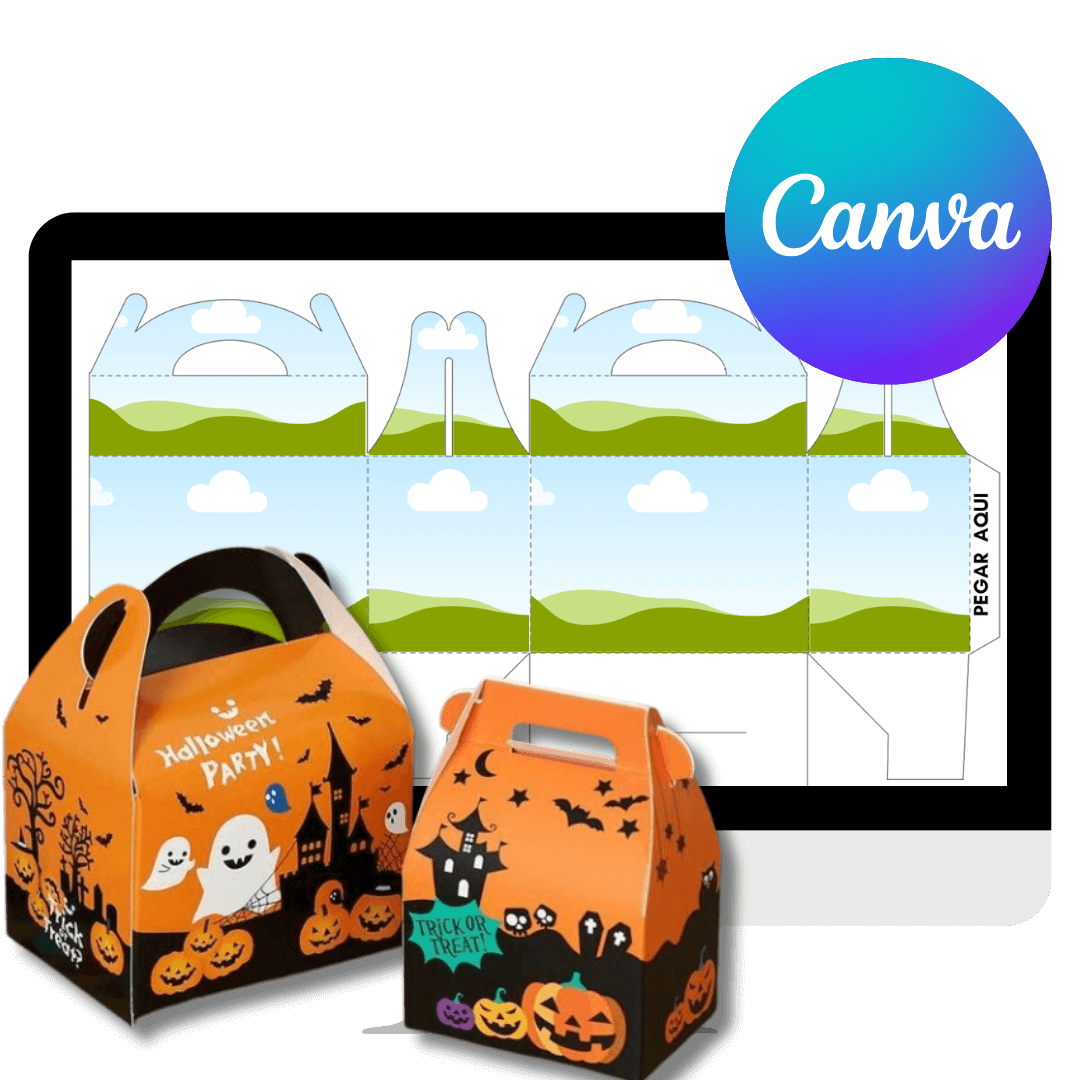 🎃 Kit de Plantillas Editables Halloween en Canva 👻