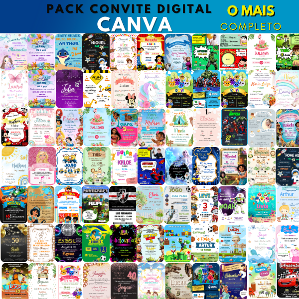 Convite Digital Sweet Art - Emilyn Prado | Hotmart