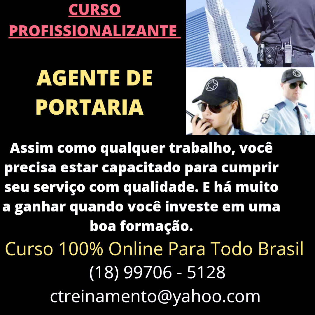 CURSO AGENTE DE PORTARIA