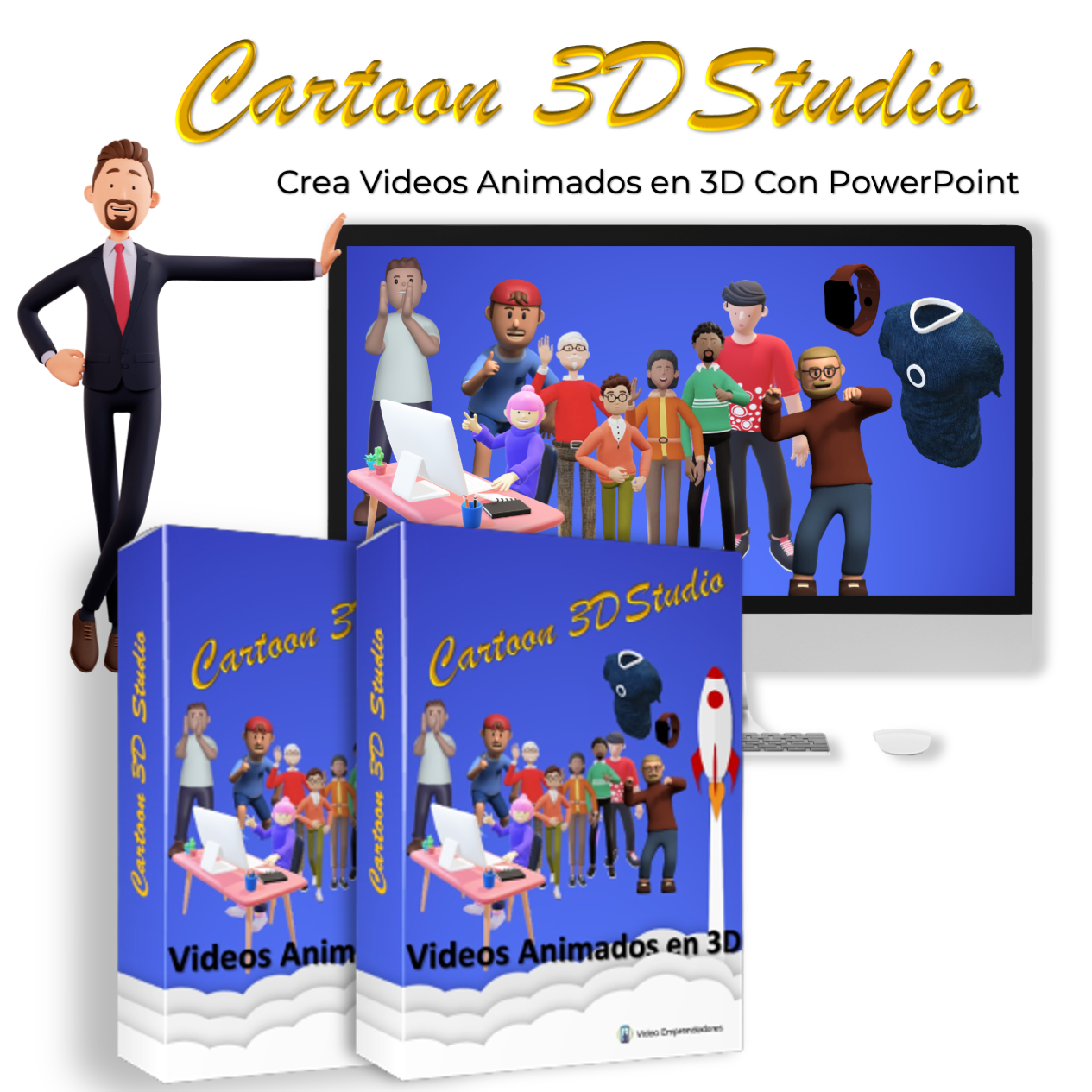 Cartoon 3D Studio - Javier Renteria Gonzalez | Hotmart