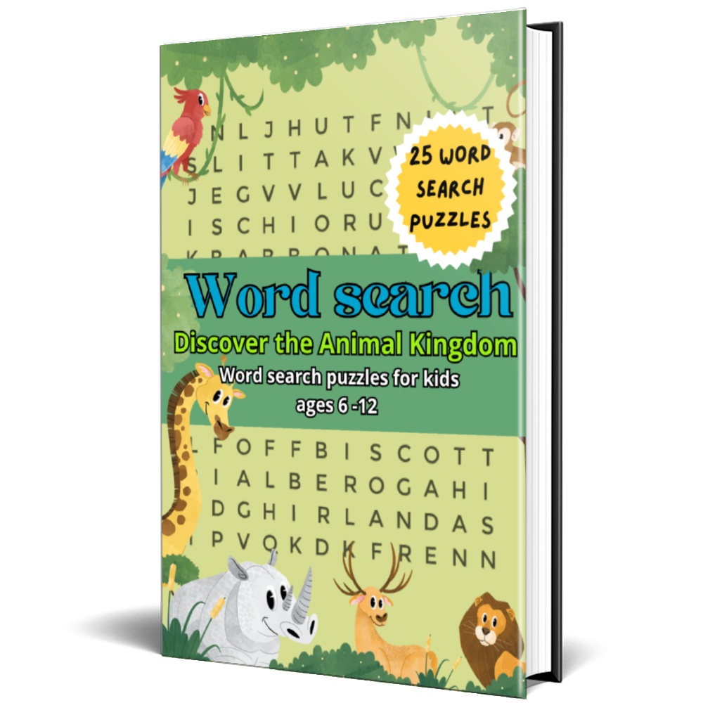 Word search: Discover the Animal Kingdom Word search puzzles for kids ...
