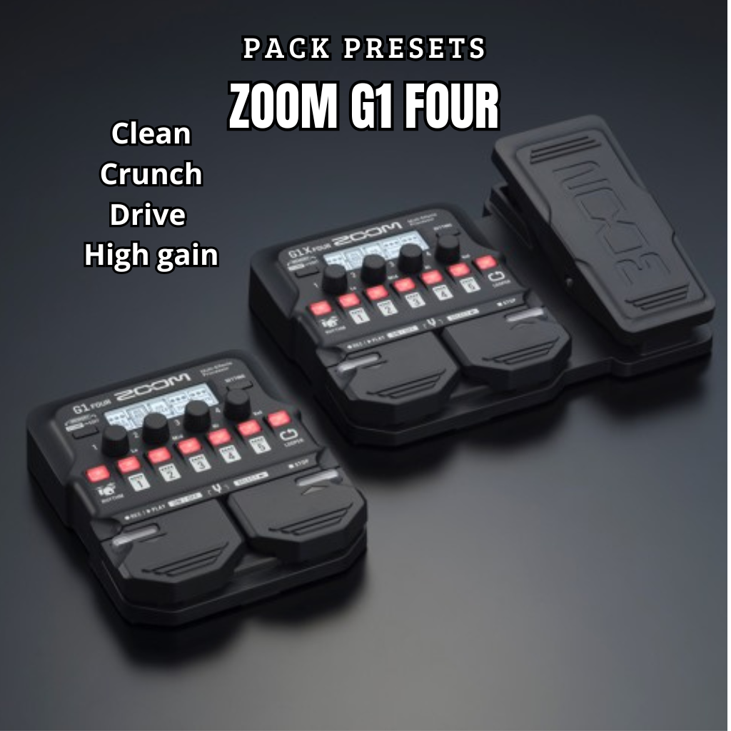 PACK PRESETS ZOOM G1 - G1X FOUR