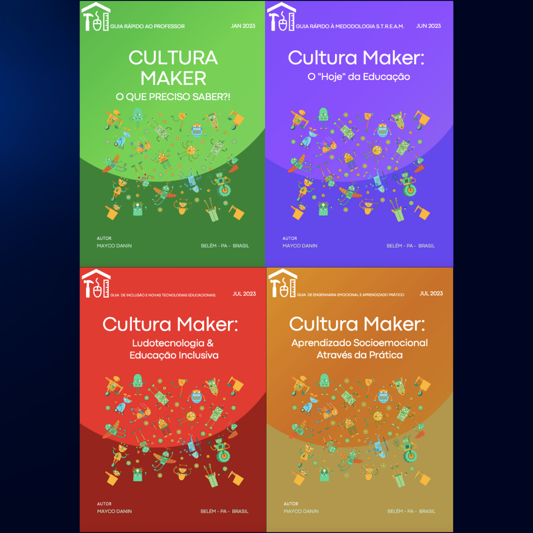 COMBO 4 E-books da Série CULTURA MAKER