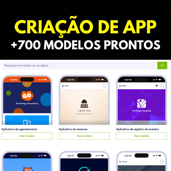 CRIAÇÃO DE APLICATIVOS