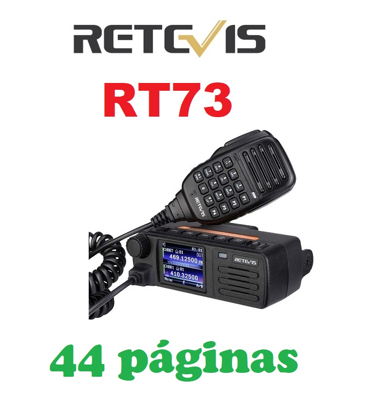 Manual em Português RETEVIS RT73 Rádio - Marcos Antonio de Souza