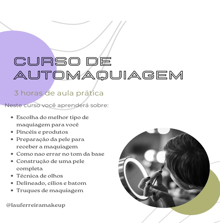 Curso de automaquiagem iniciante
