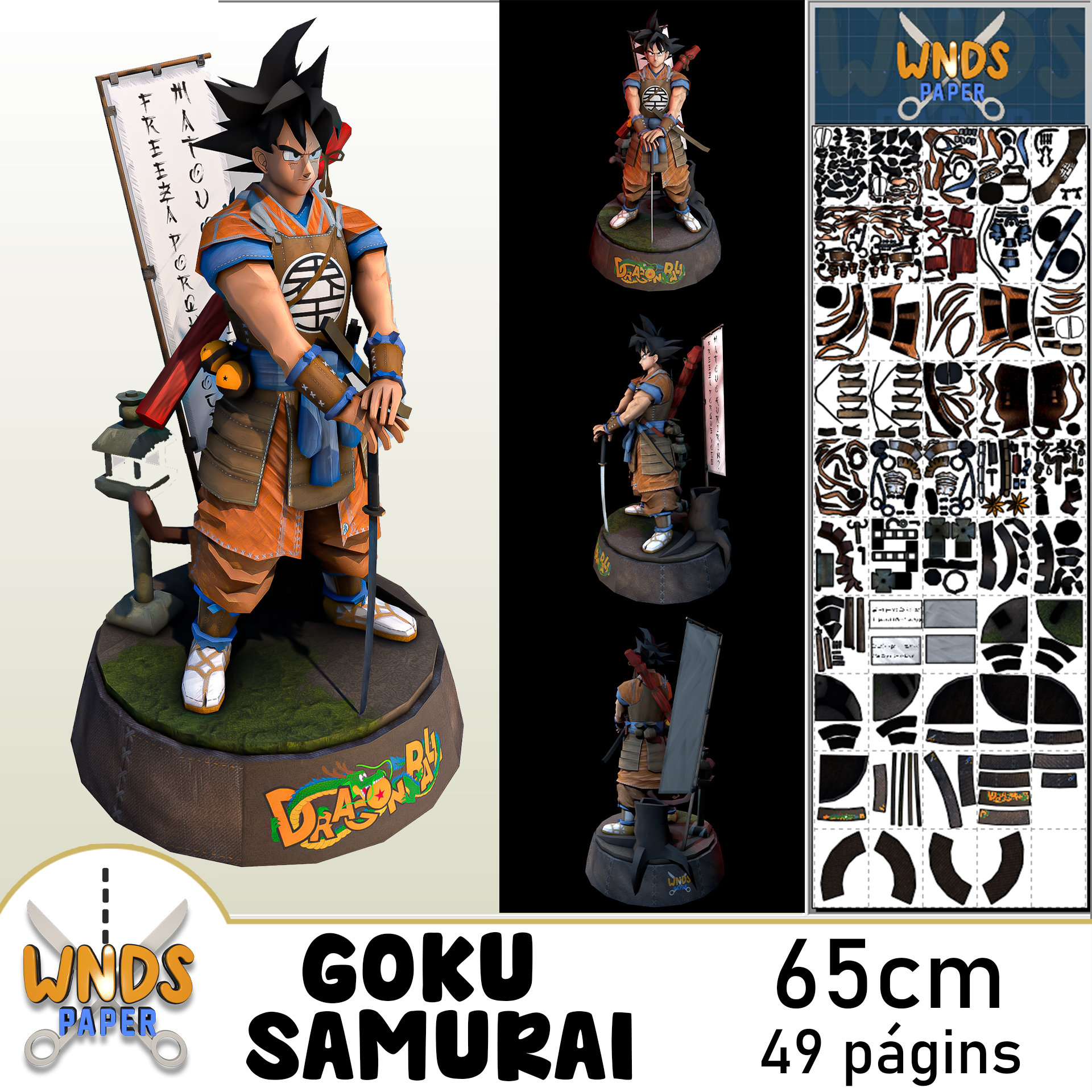 GOKU SAMURAI - ARQUIVO DIGITAL PDO - weslei nunes da silva | Hotmart