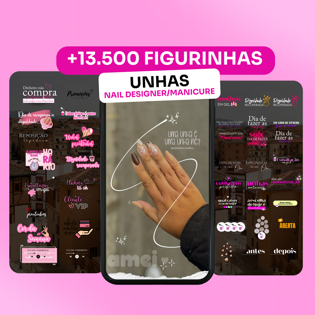+13.500 Figurinhas para Nail Designer - Mateus Damaceno Pires | Hot...