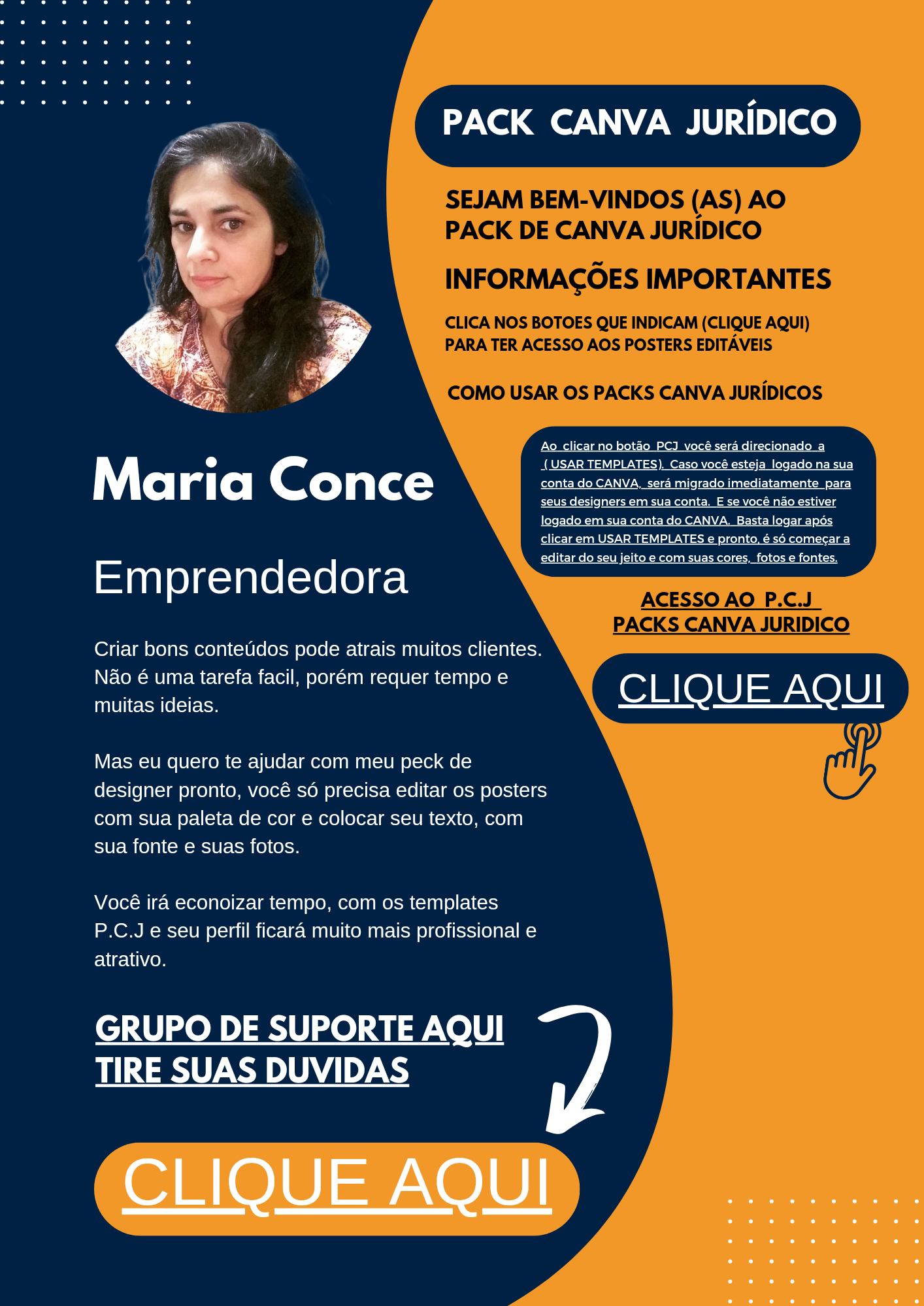 Pack canva jurídico editável