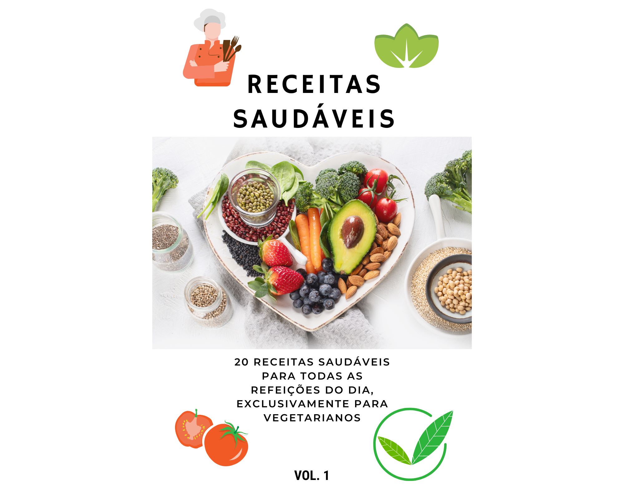 Receitas saudáveis: 20 receitas saudáveis para todas as refeições d...