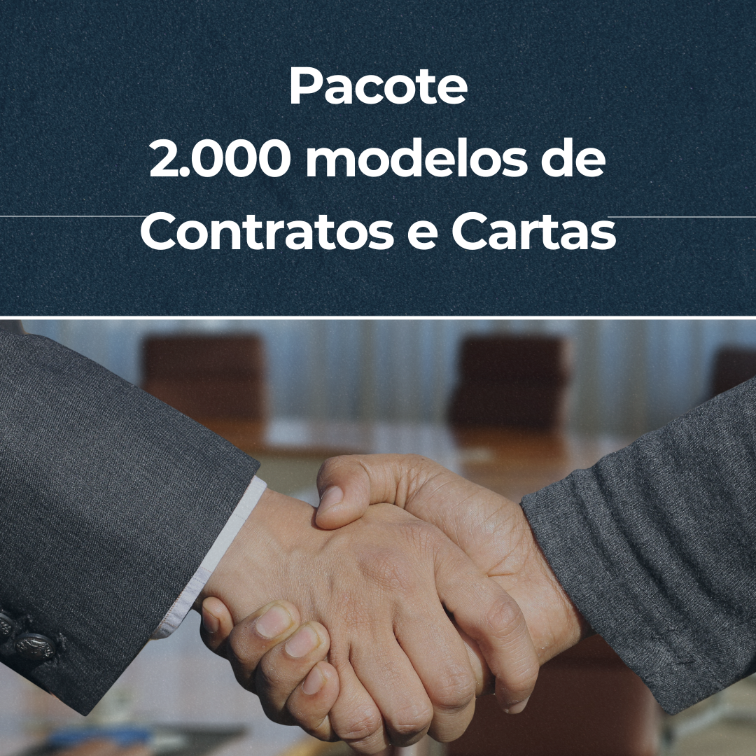 Pacote 2.000 Modelos Contratos e Cartas