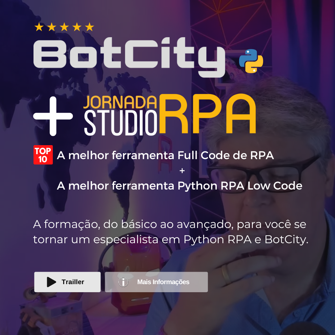 Jornada RPA - Botcity na Prática 2.0 - Alex Diogo | Hotmart