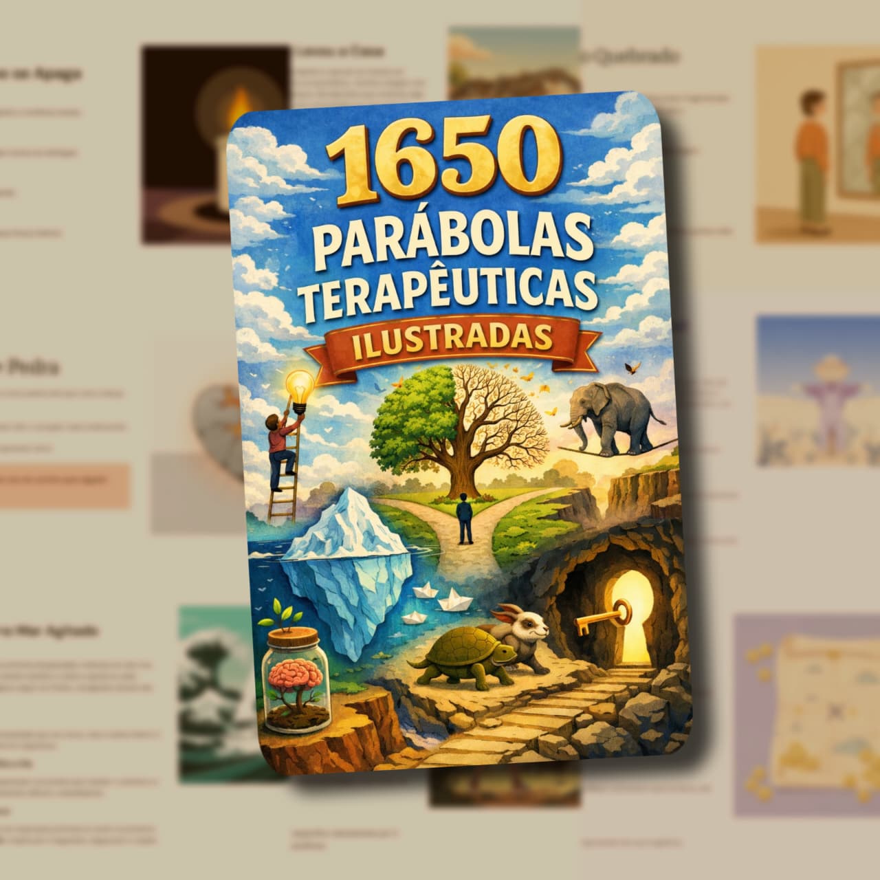 1650 PARÁBOLAS TERAPEUTICAS ILUSTRADAS - Miss Miles | Hotmart