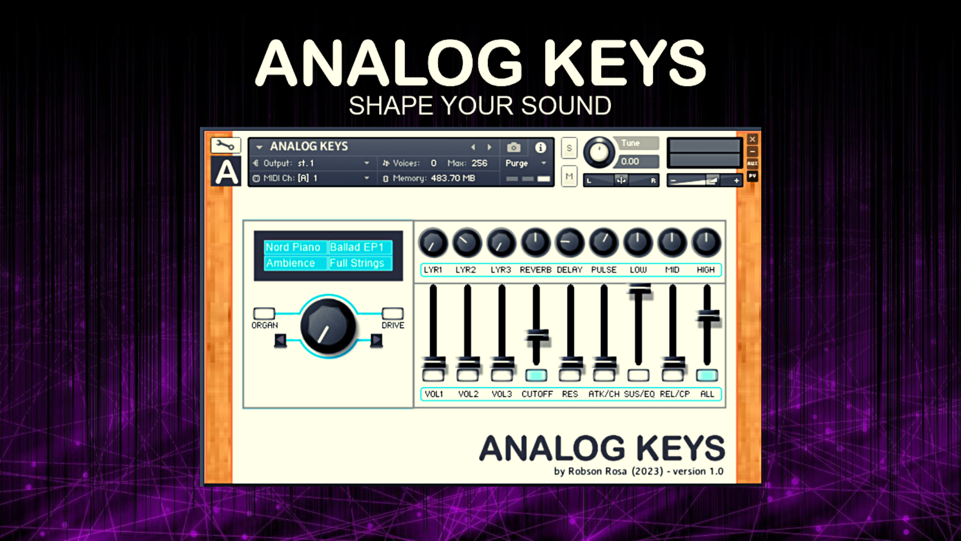 ANALOG KEYS - Biblioteca para Kontakt