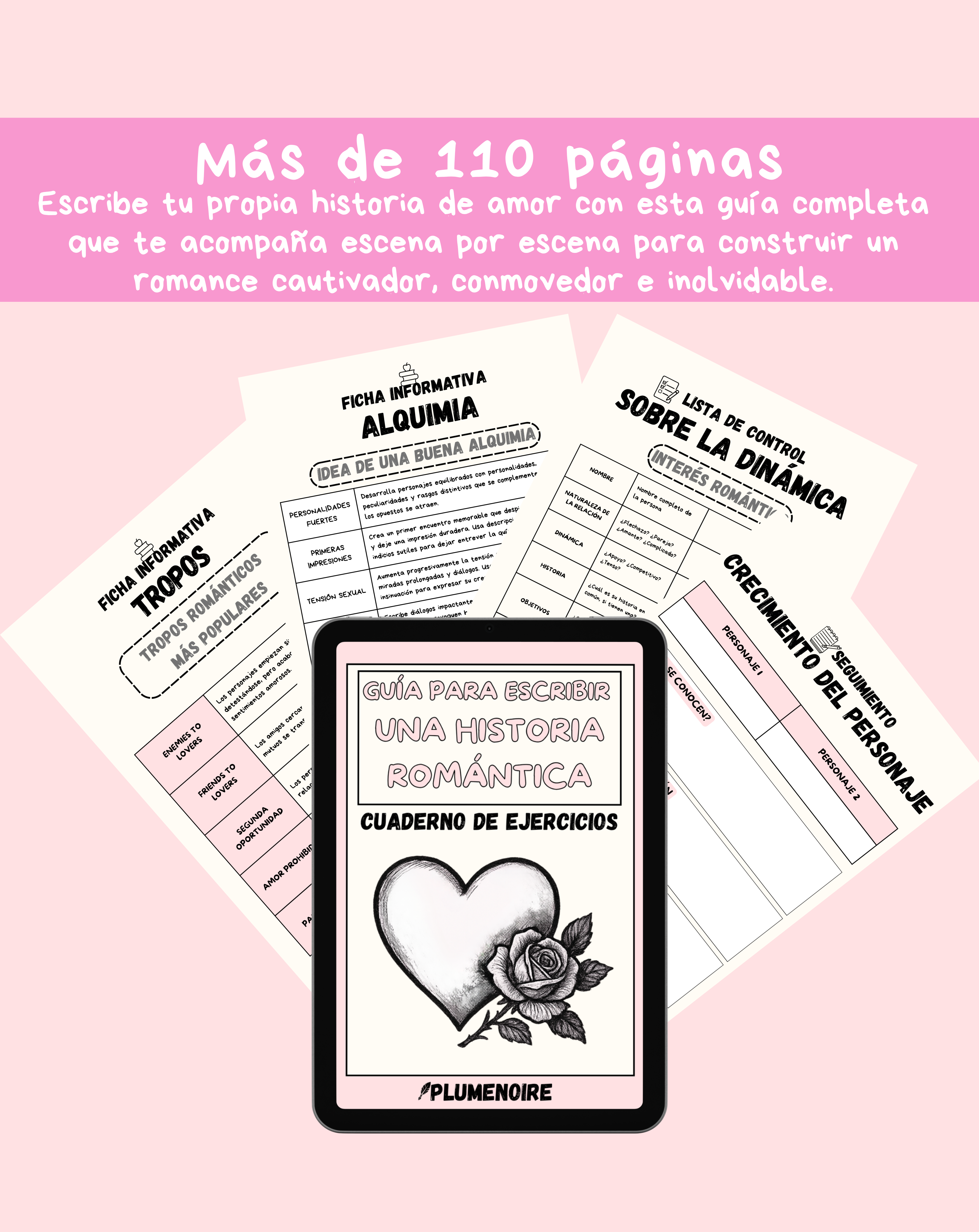 Guía para Escribir una Historia Romántica - Plumenoire | Hotmart
