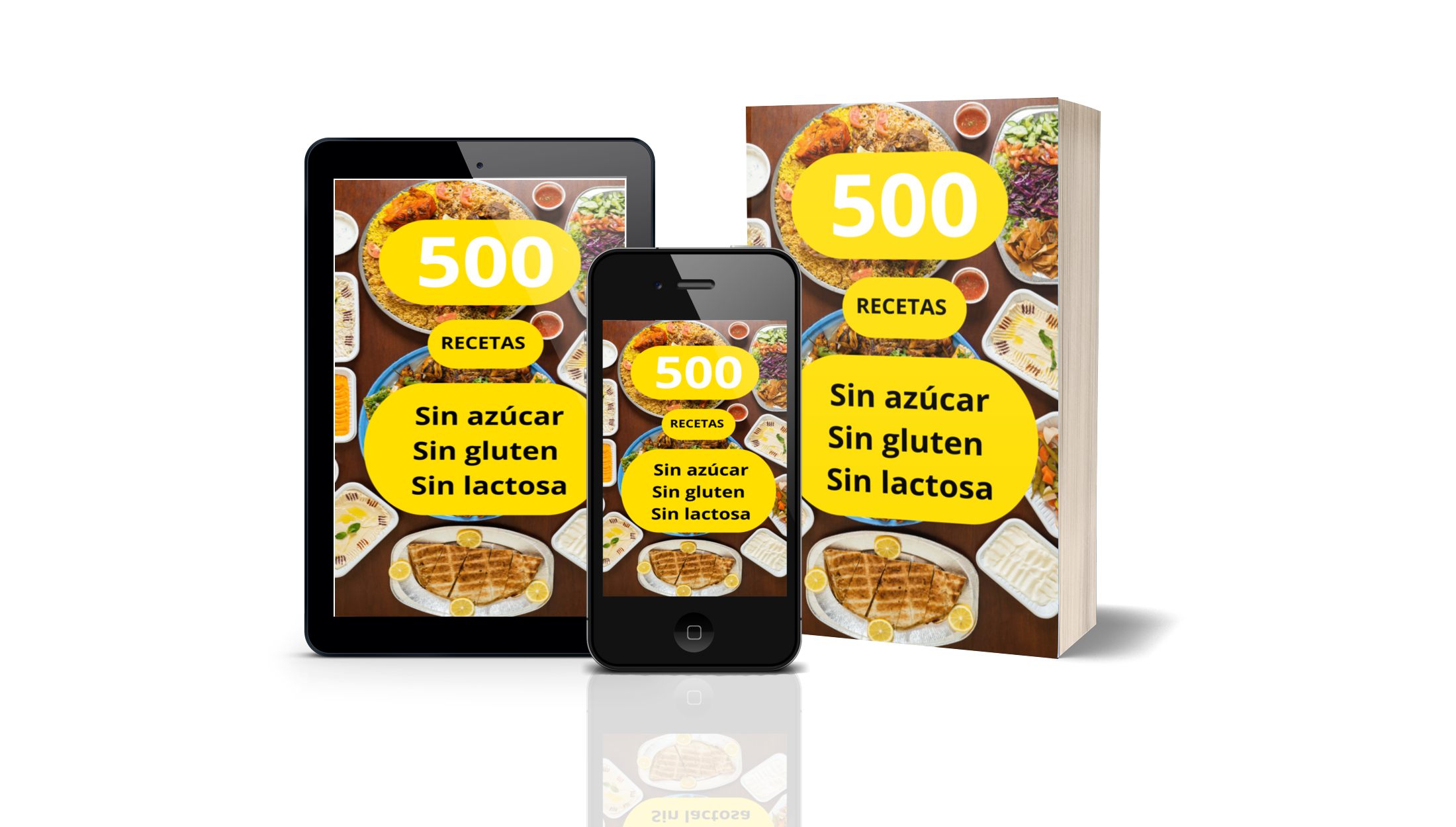 Laura Fit 500 Recetas sin azúcar, sin gluten y sin lactosa. - César...