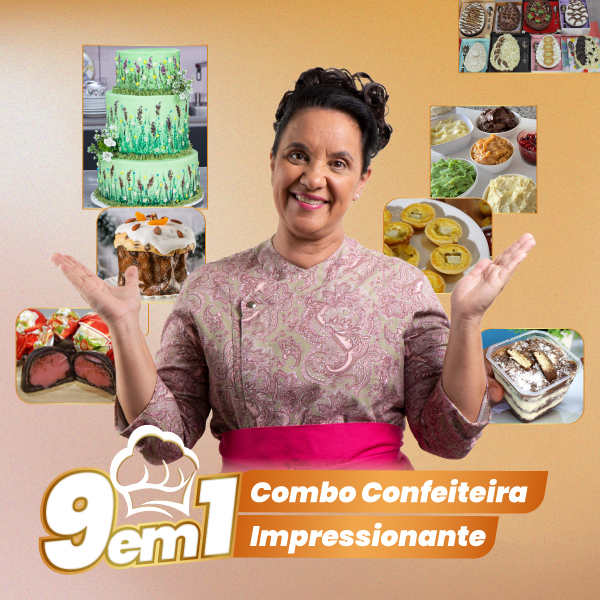 Combo Confeiteira Impressionante - Chef Léo Oliveira | Hotmart