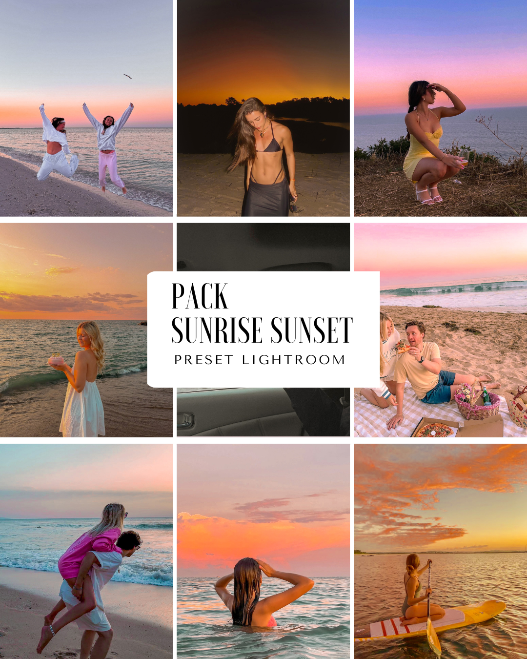 Pack Sunrise Sunset | presets lightroom