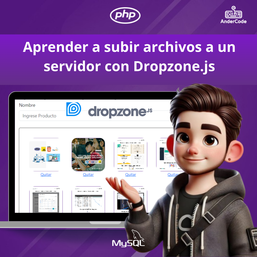 Aprender a subir archivos a un servidor con Dropzone.js - Davis And...