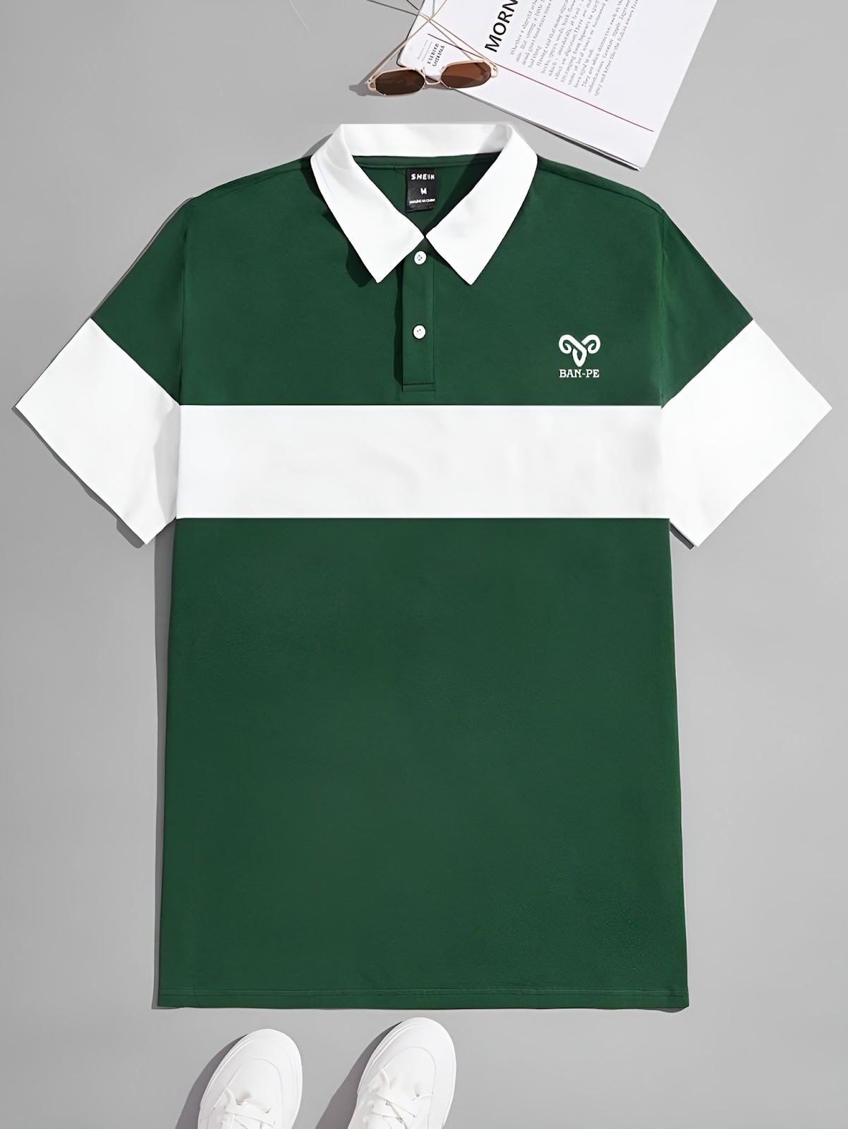 SUETER VERDE OSCURO/BANDA HORIZONTAL - Victor Barragan | Hotmart