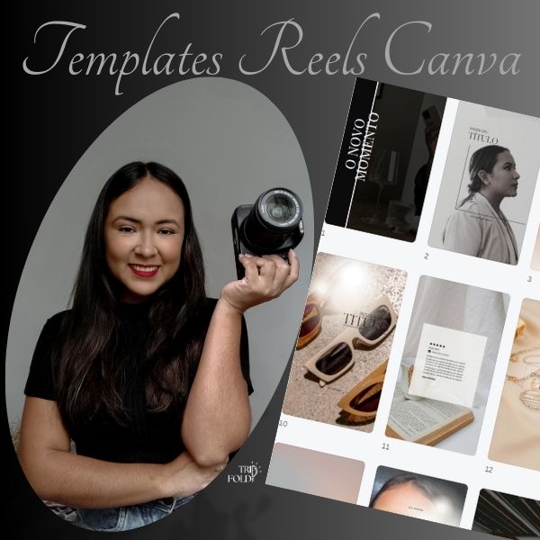 Templates editáveis para Reels