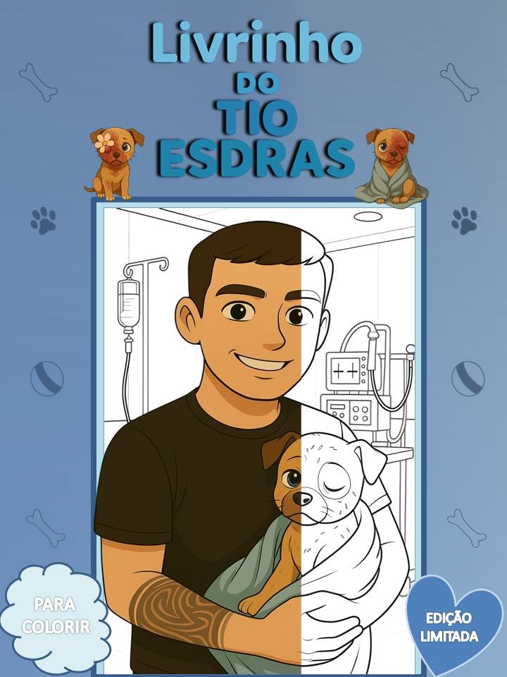 Livrinho para colorir do Tio Esdras. - Esdras Andrade | Hotmart