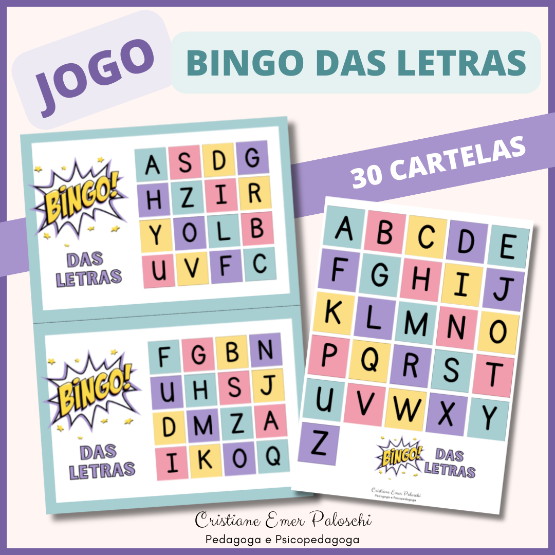 Bingo das Letras - Cristiane Emer Paloschi | Hotmart