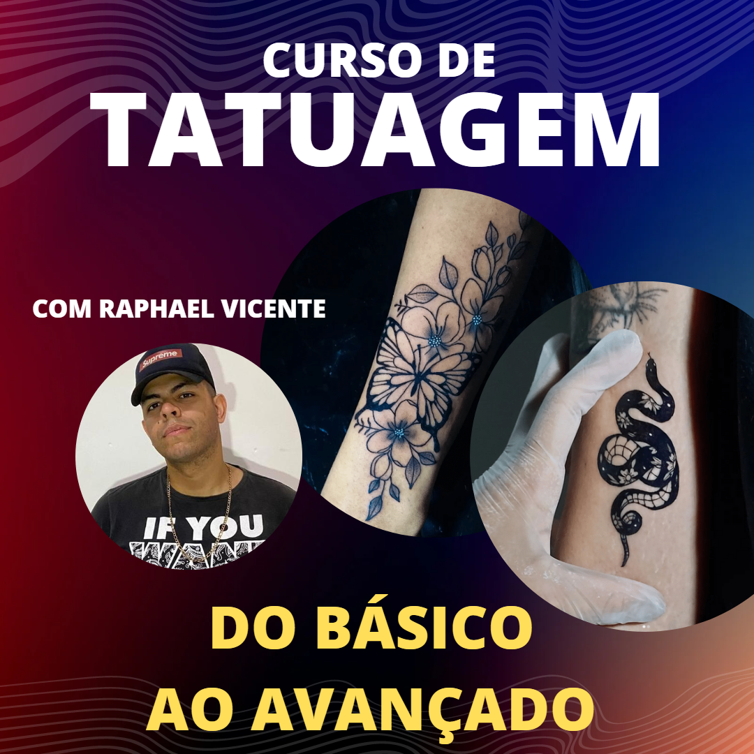 Curso de Tatuagem - Do Básico ao Avançado - Raphael Vicente Academy...