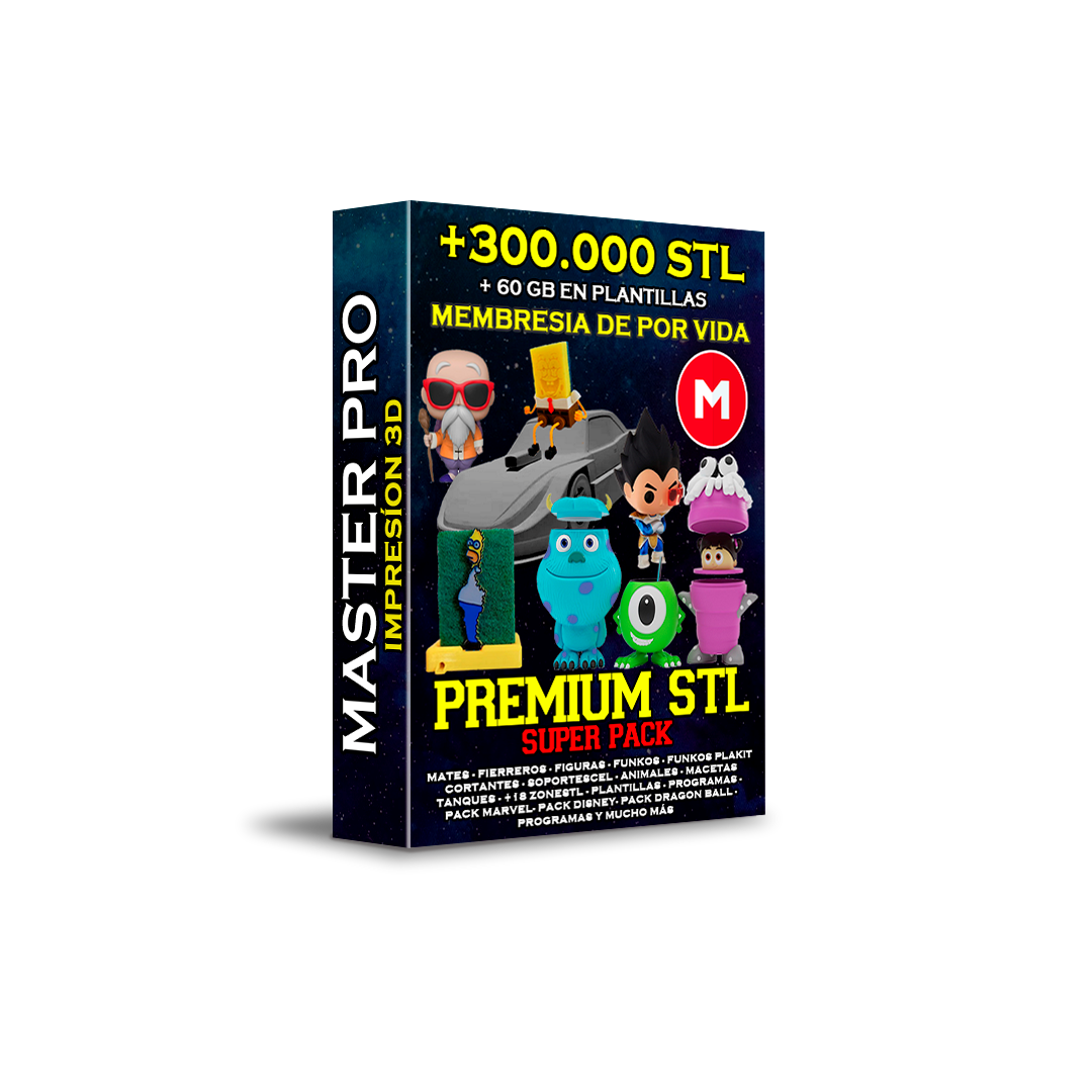 PACK PREMIUM STL - +400.000 STL ARCHIVOS, PACK STL PREMIUM ...