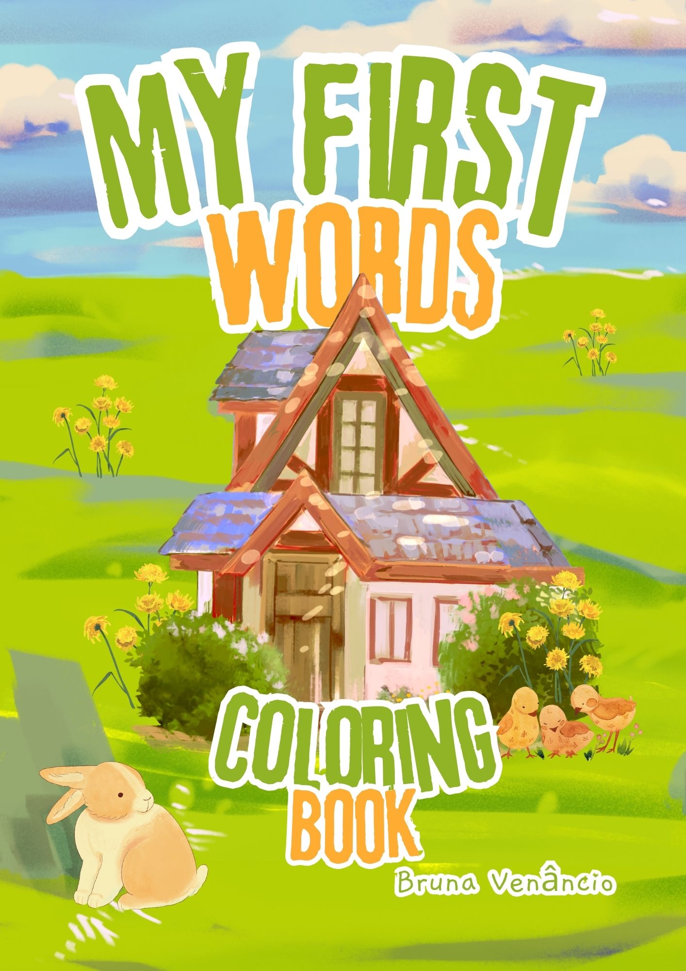 My first words - coloring book