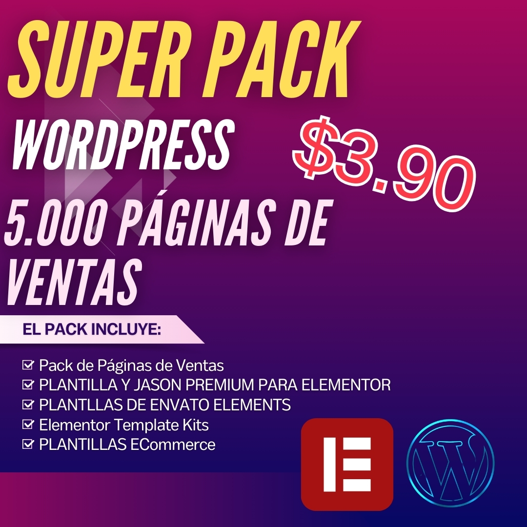Super Pack de Wordpress - Santiago López Florez | Hotmart