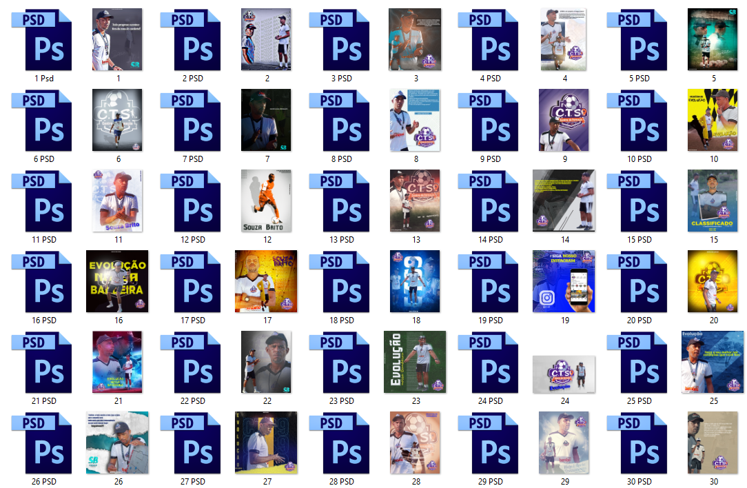 30 Artes Psd Edição no Adobe Photoshop - Souza brito | Hotmart