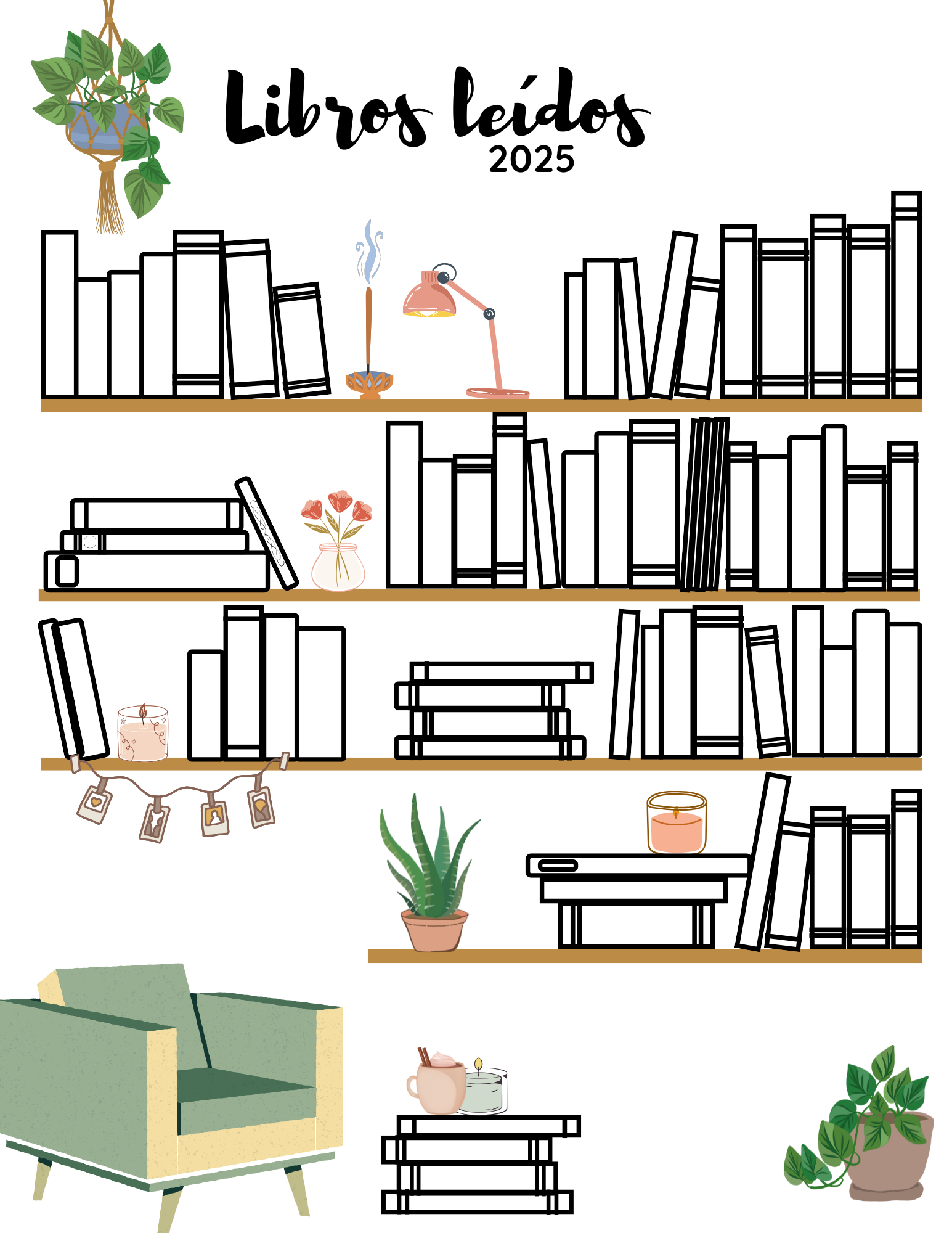 Registro de libros 2025 - Anette Agraz | Hotmart