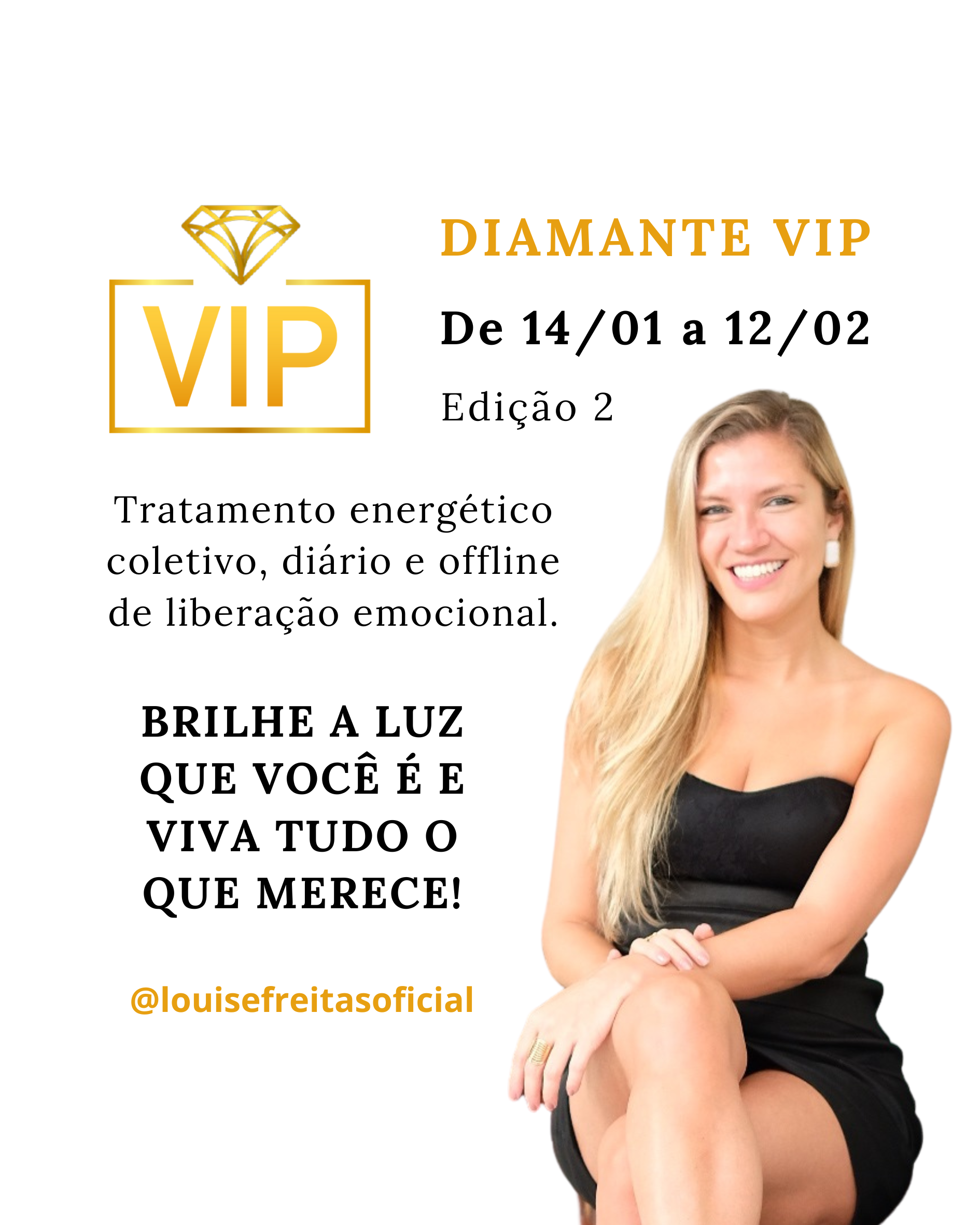 DIAMANTE VIP 2 - Louise Freitas | Hotmart